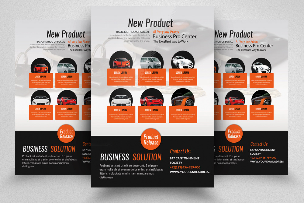 New Car Business Flyer Template, a Flyer Template by Business Flyers