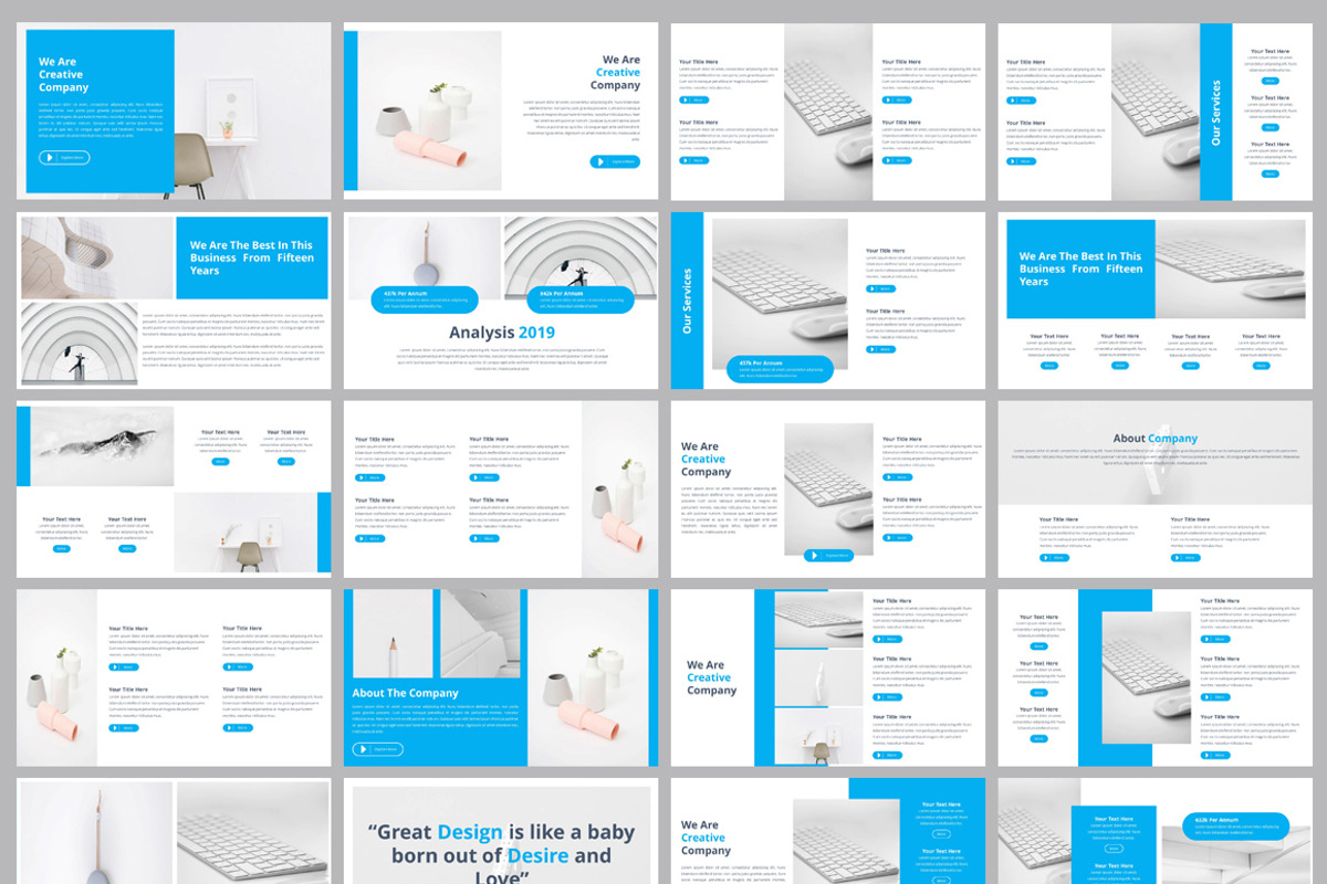 Analysis 2019 Powerpoint Template, a Presentation Template by Creative ...
