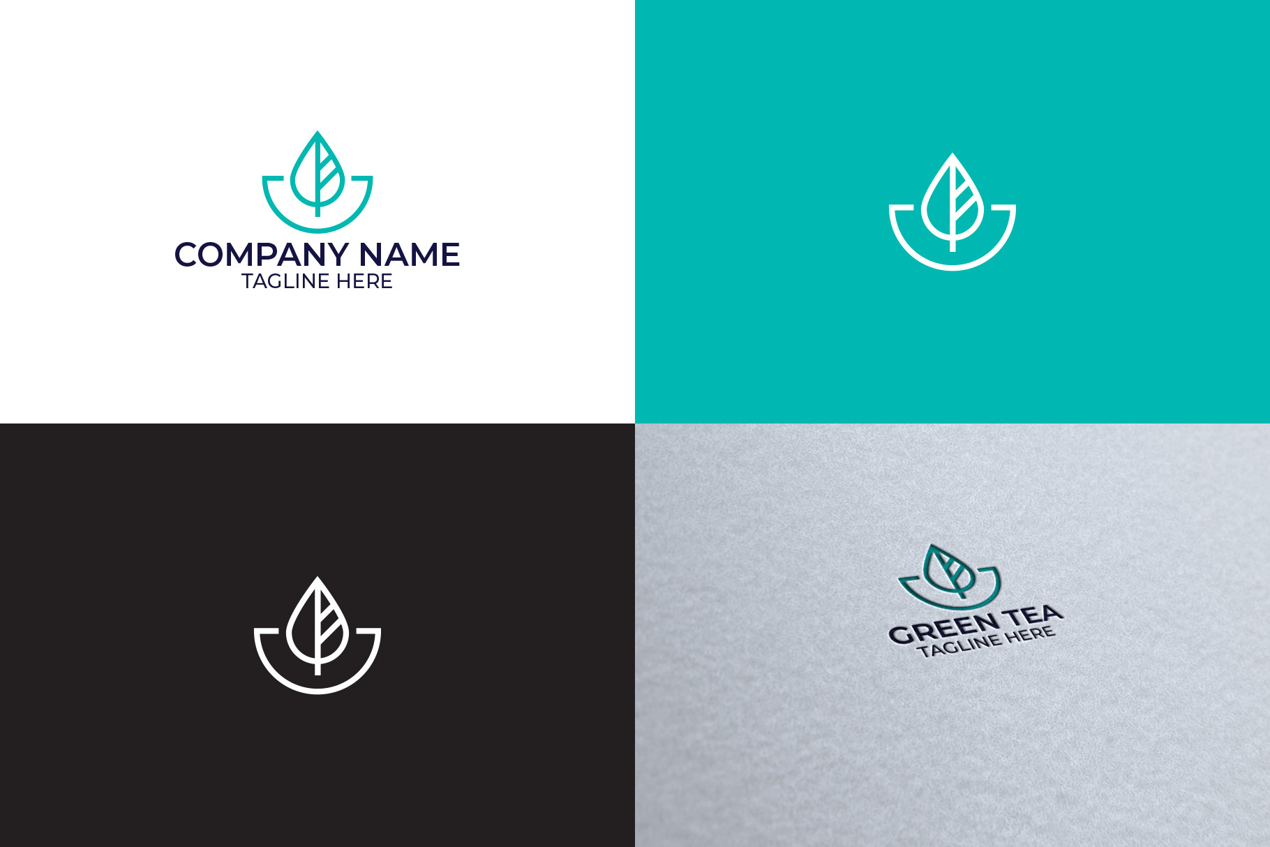 Tea Leaf Logo Design | Branding & Logo Templates ~ Creative Market