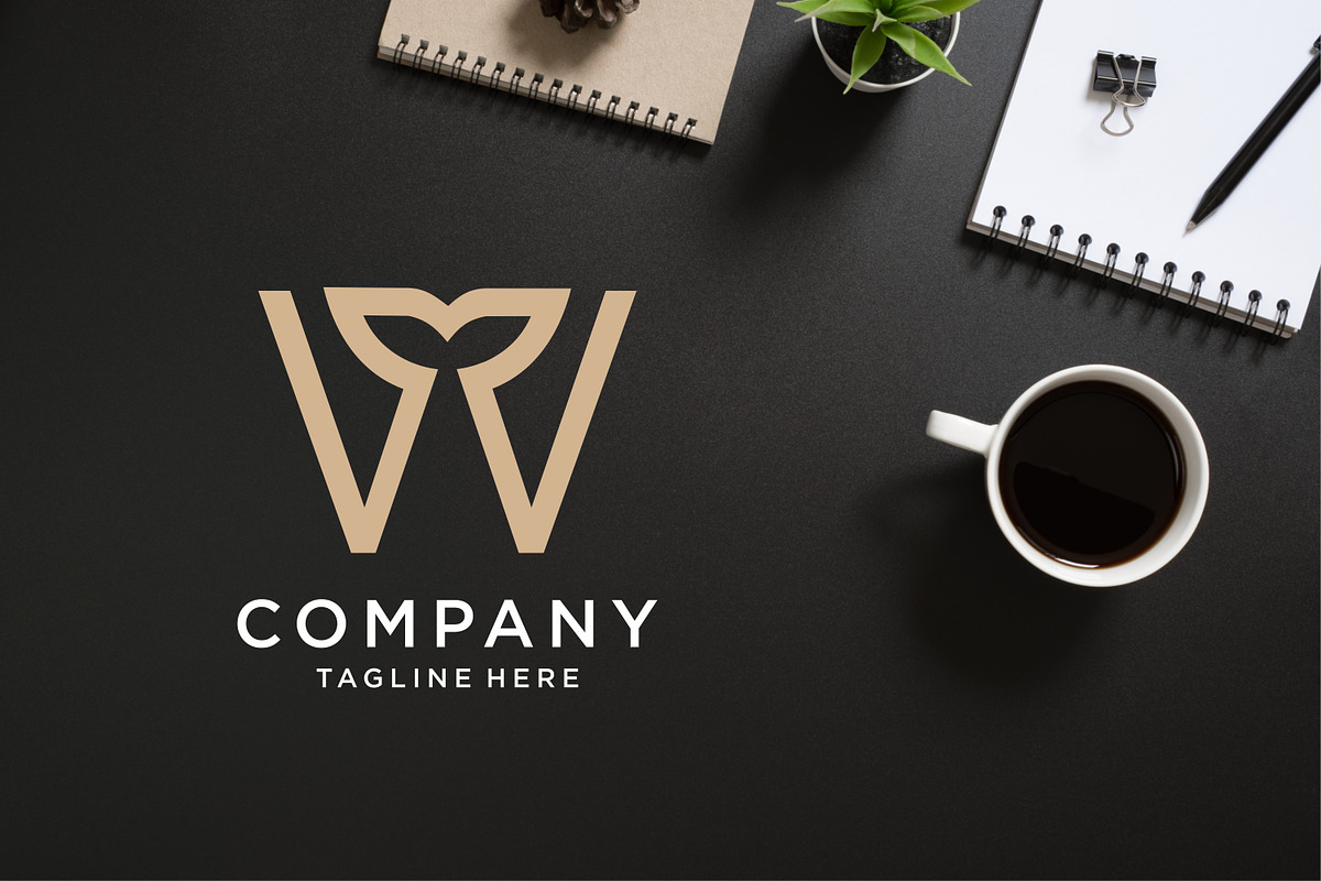 monogram logo design - SVG file, a Branding & Logo Template by BARONSTD