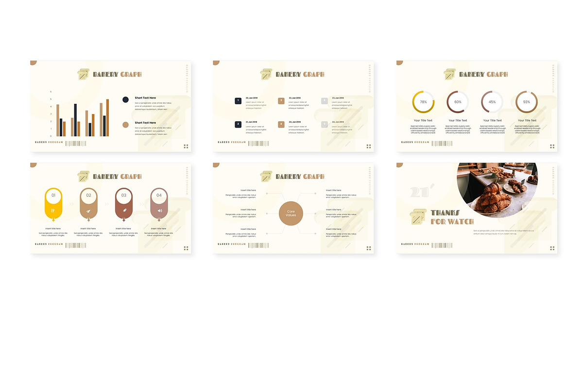 Bakery - Google Slides Template, a Presentation Template by AQR Studio