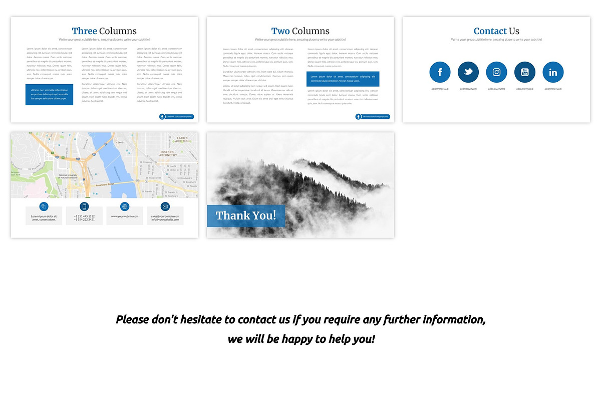 Facebook Report Google Slides, a Presentation Template by SlideBunny
