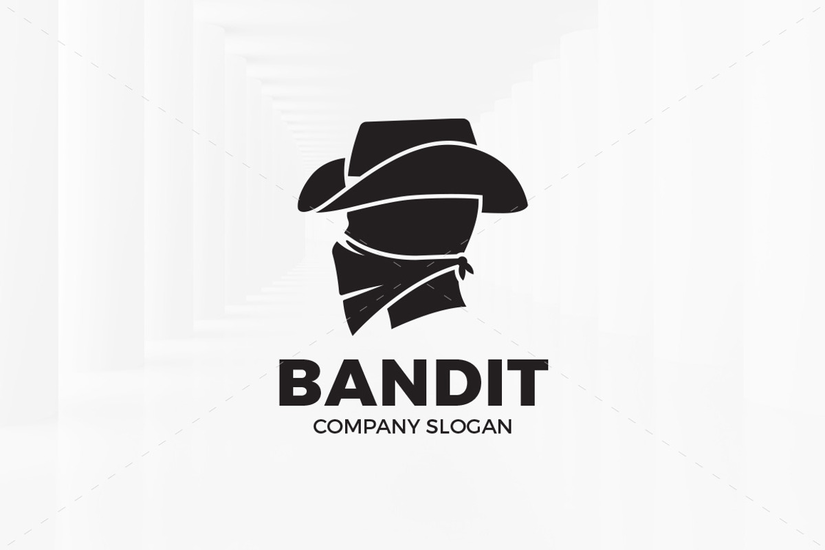 Bandit Logo Template, a Branding & Logo Template by LOGOMAGINE