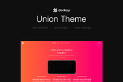 Union Theme, a Bootstrap Template by Dorkoy Themes | Creative Market