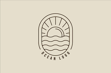 Lakes & Ocean Logo | Branding & Logo Templates ~ Creative Market