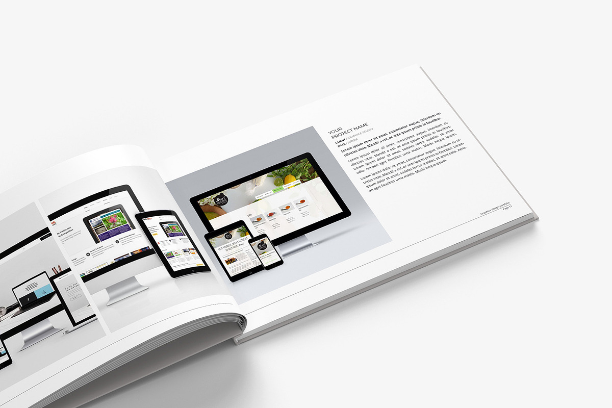 Brand Manual Portfolio, a Brochure Template by obayes