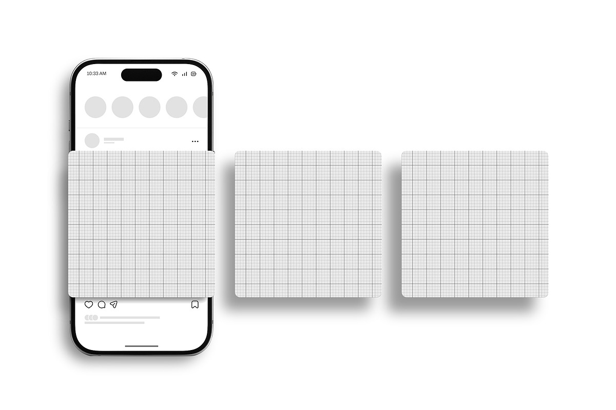 Realistic Social Media Post Mockup
