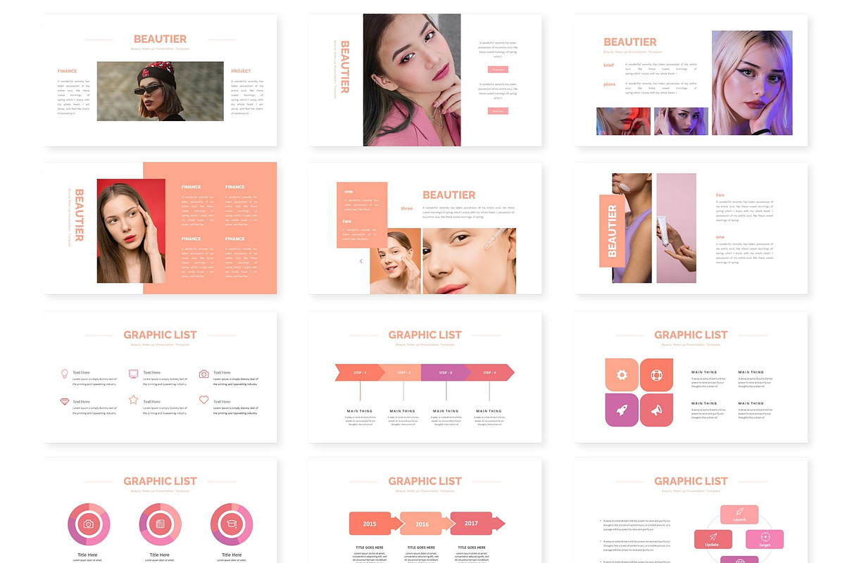 Beautier - Powerpoint Template, a Presentation Template by AQR Studio