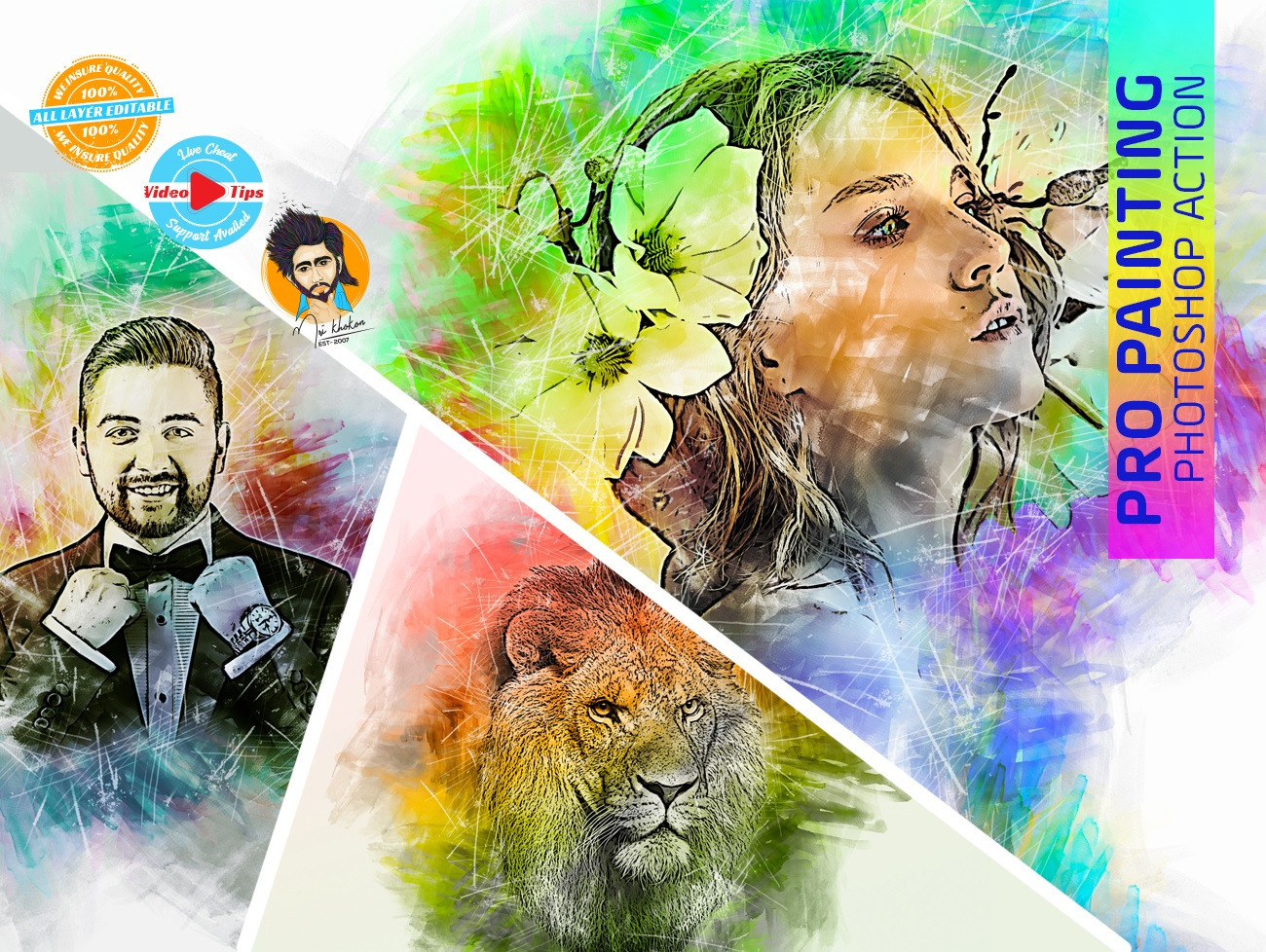 Pro Paint Photoshop Actions, an Action Add-On by MRI STUDIO