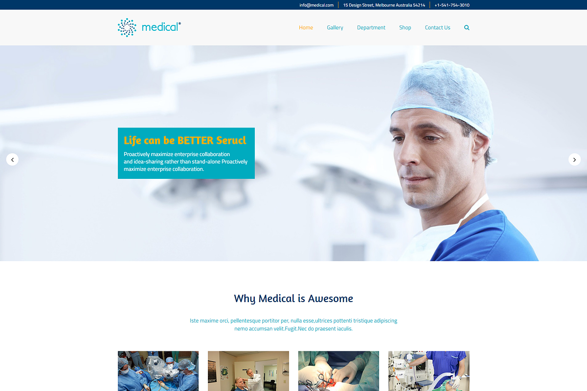 Medical - HTML Template, a HTML Template by Template Clan