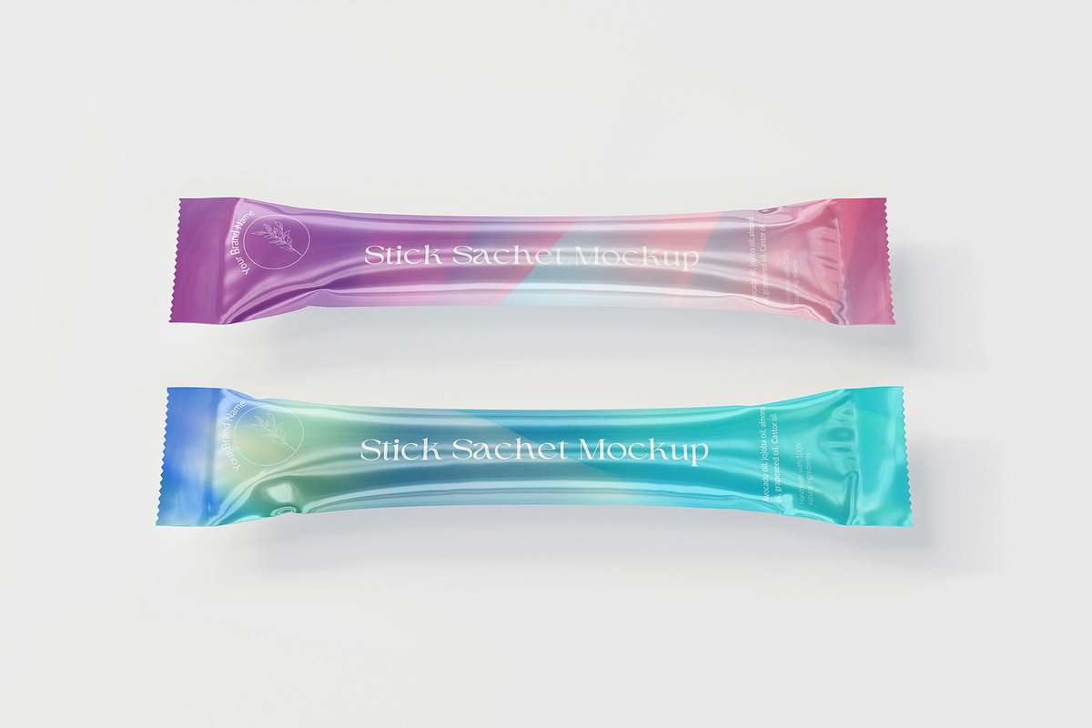 Stick Sachet Packaging Mockup, a Packaging Mockup by Momogi