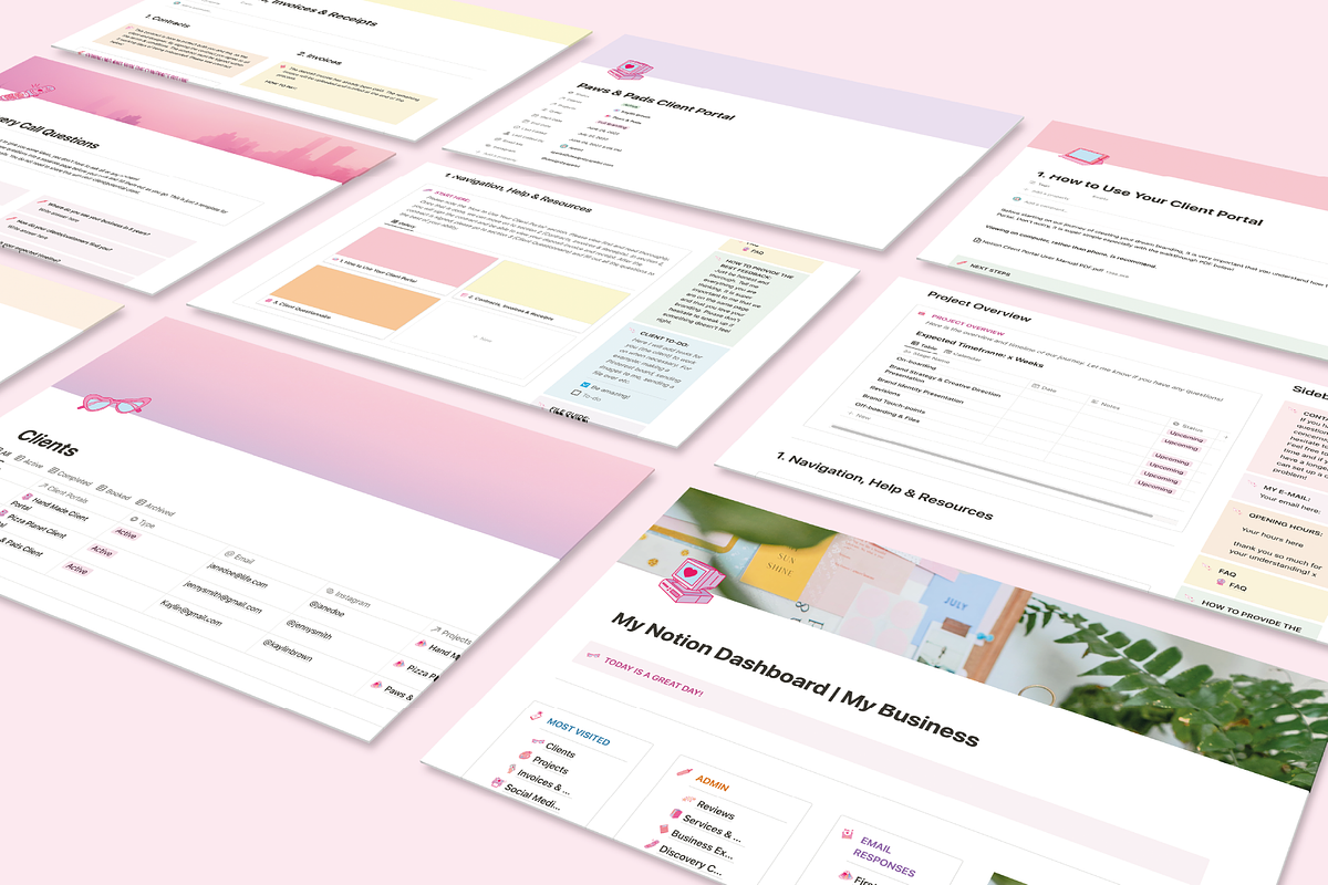 The Ultimate Notion Dashboard, a Marketing Template by DesignbyAyelet