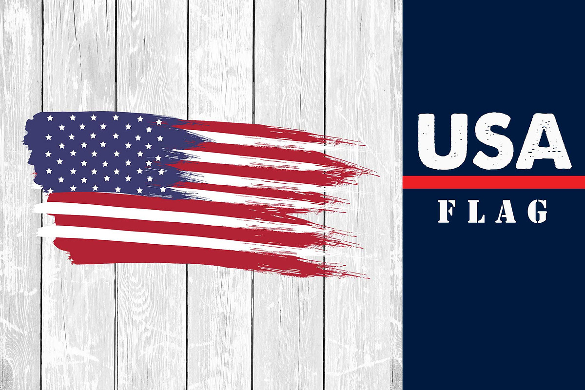 USA Map 4th July SVG Elements Bundle, an Illustration by DESIGNAVO