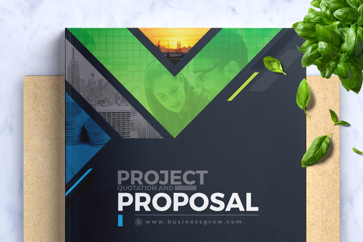 MS Word Project Proposal Template, a Stationery Template by ContestDesign