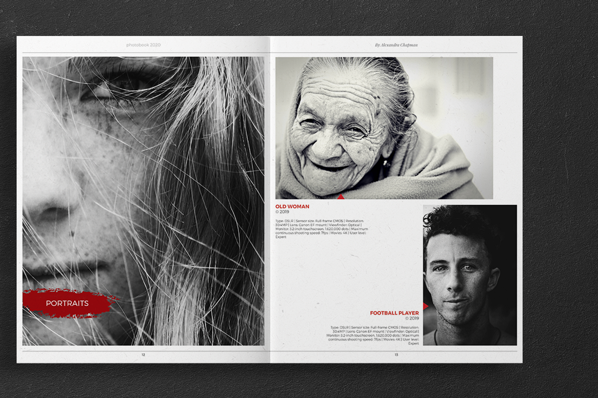Photobook Alexandra Chapman, a Brochure Template by Boris Cupac