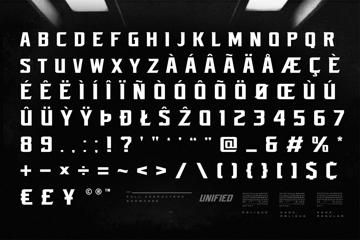 AZN Unified, a Font by AthayaDZN