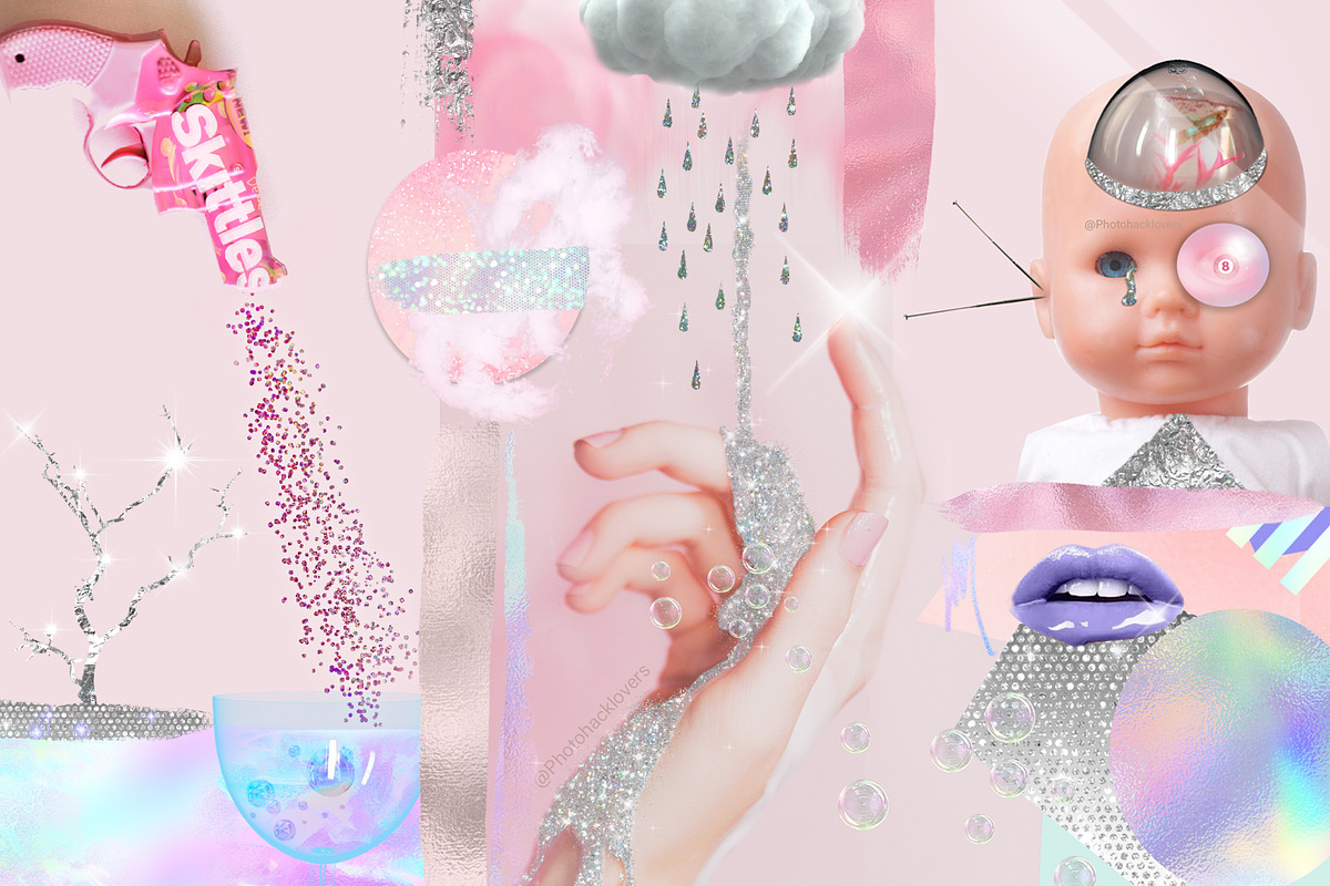 Candy bar -Aesthetic textures bundle, a Texture Graphic by Photohacklovers