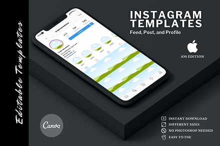 Instagram UI Kit | Social Media Templates ~ Creative Market