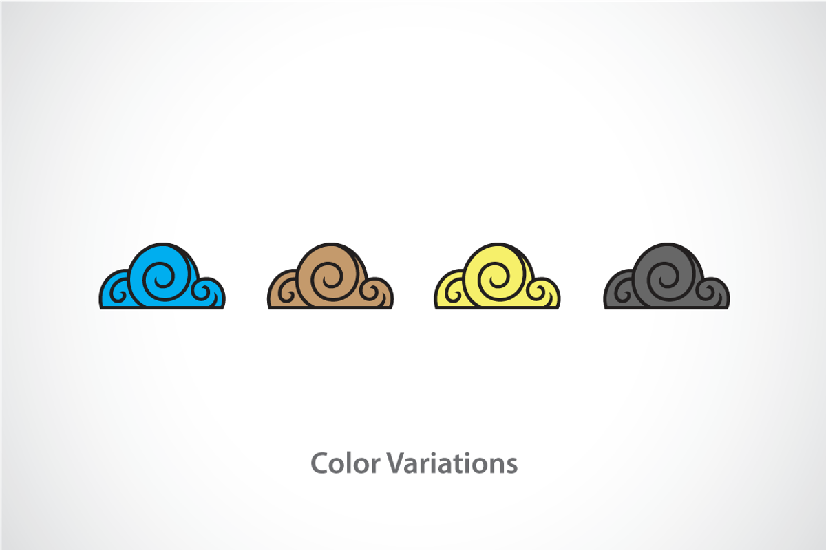 Swirl Cloud Logo Template, a Branding & Logo Template by Heavtryq Design
