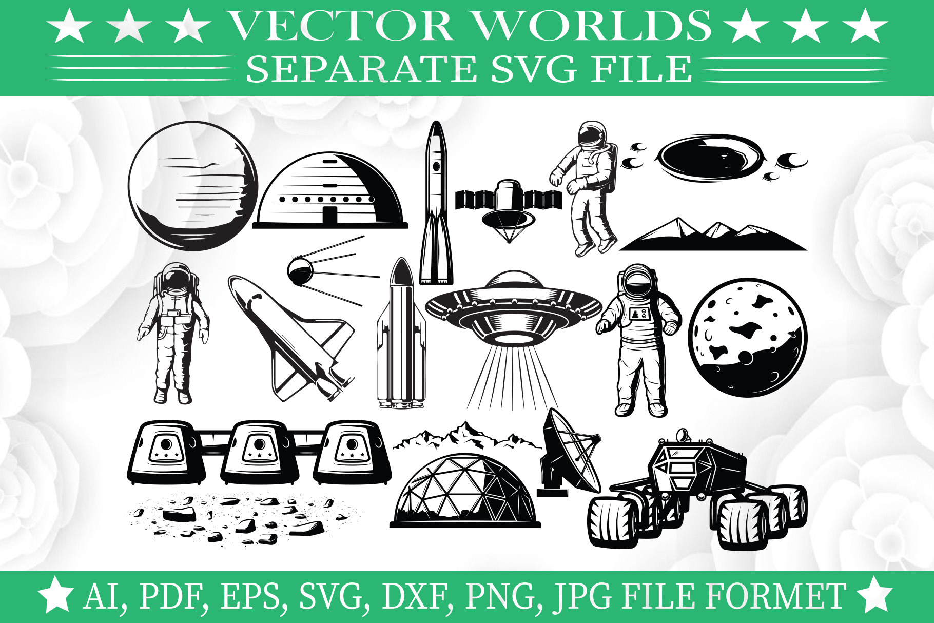 Spaceship Svg, Space, Ship Svg, an Object Graphic by VectorWorlds