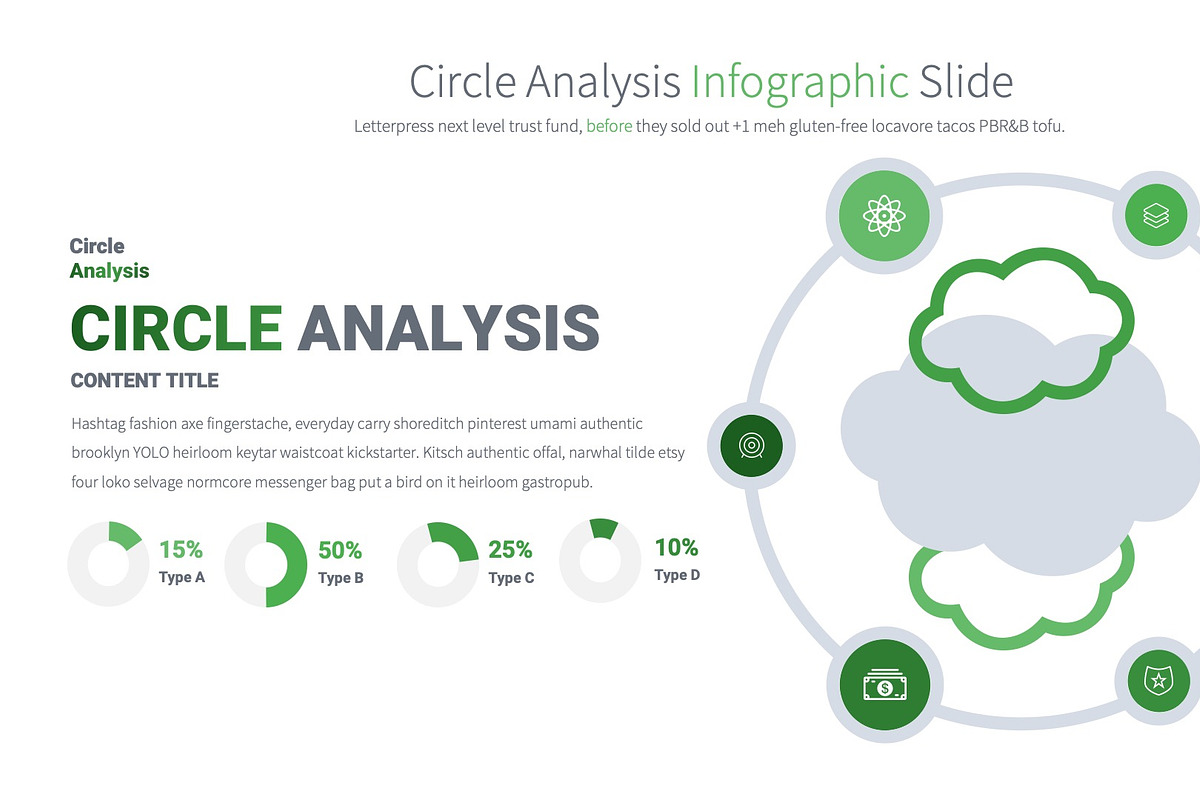 Circle Analysis - PowerPoint Slides, a Presentation Template by Pulsecolor