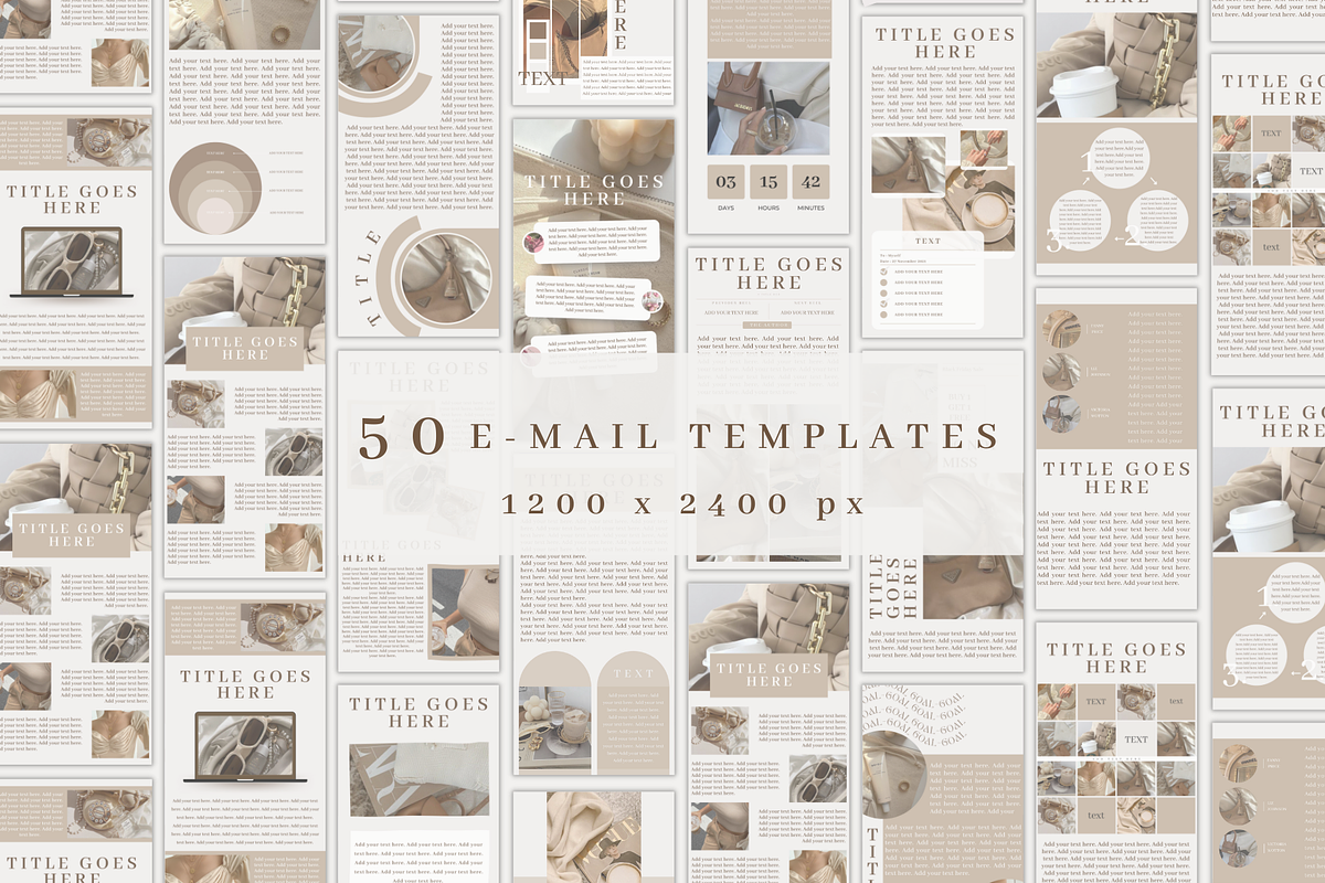 Canva E-Mail Design Template Kit, an Email Template by BRANDcontent