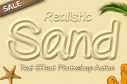 Sand Text Effect Photoshop Action, an Action Add-On by DESIGNAVO