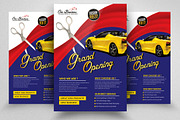 Grand Open Party Flyer Template, a Flyer Template by Psd Templates