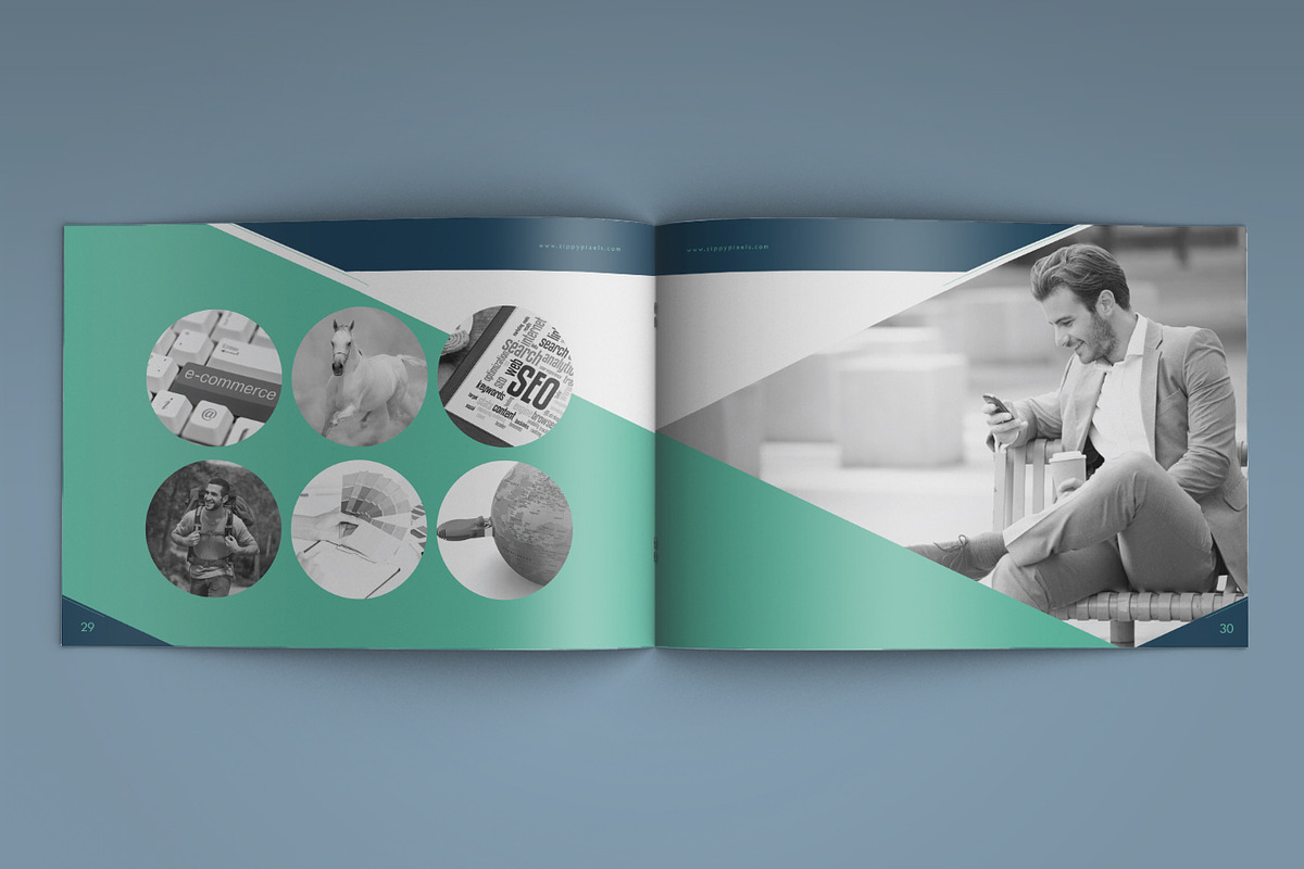 Creative Rich-Brand Book Template, a Brochure Template by ZippyPixels