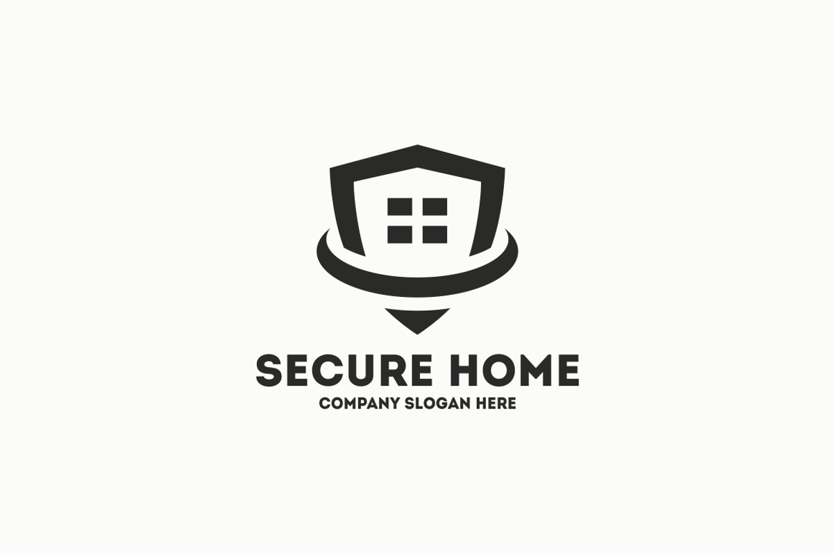 Secure Home Logo, a Branding & Logo Template by Metrolinevision