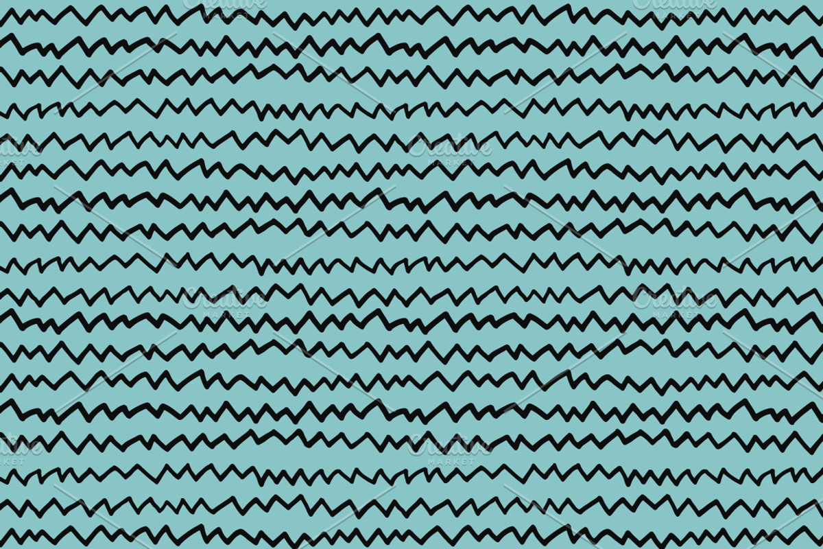 Color hand drawn patterns, a Pattern Graphic by Magnia