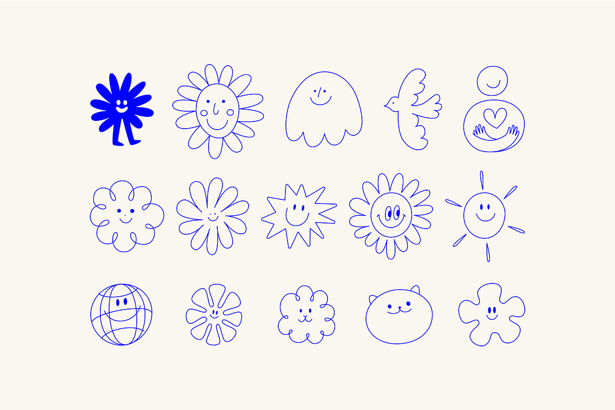 Cartoon characters, logos and icons, an Object Graphic by venimo