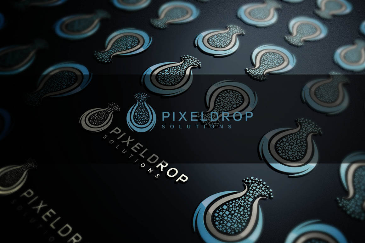 Pixel Drop Logo, a Branding & Logo Template by AlfianBrand