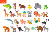ABC Cute animals alphabet, a Graphic by Helen Sko | Creative Market