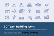 30 Team Building Icons, an Icon by Creative VIP
