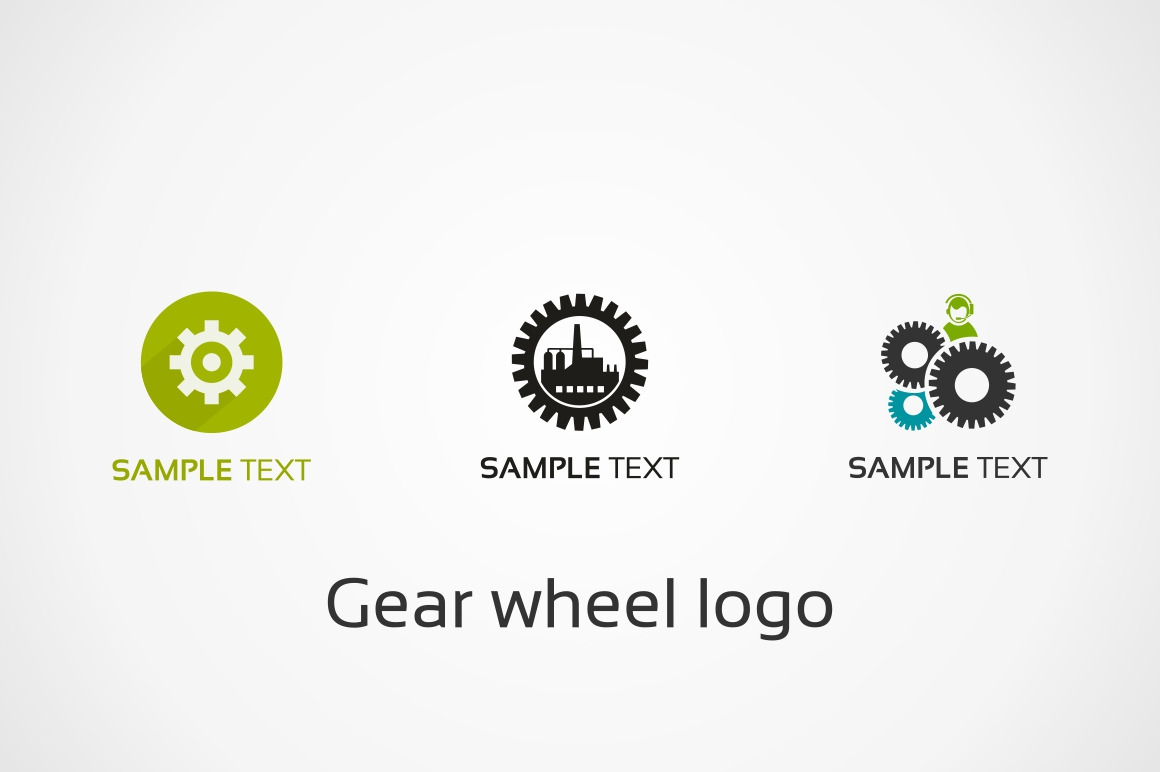 Gear wheel logo, a Branding & Logo Template by Vector | Creative Market