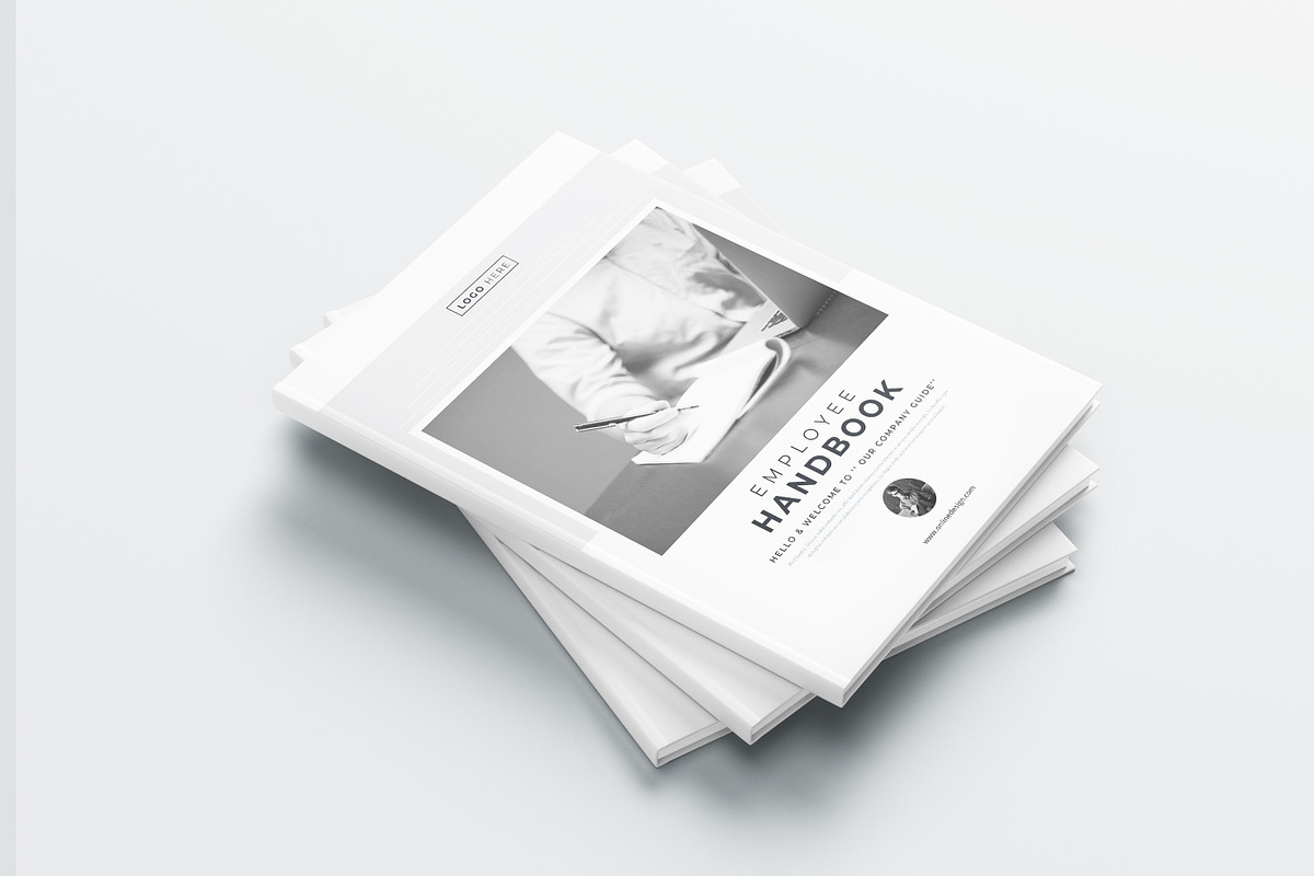 Employee Handbook | Word & Indesign, a Brochure Template by obayes