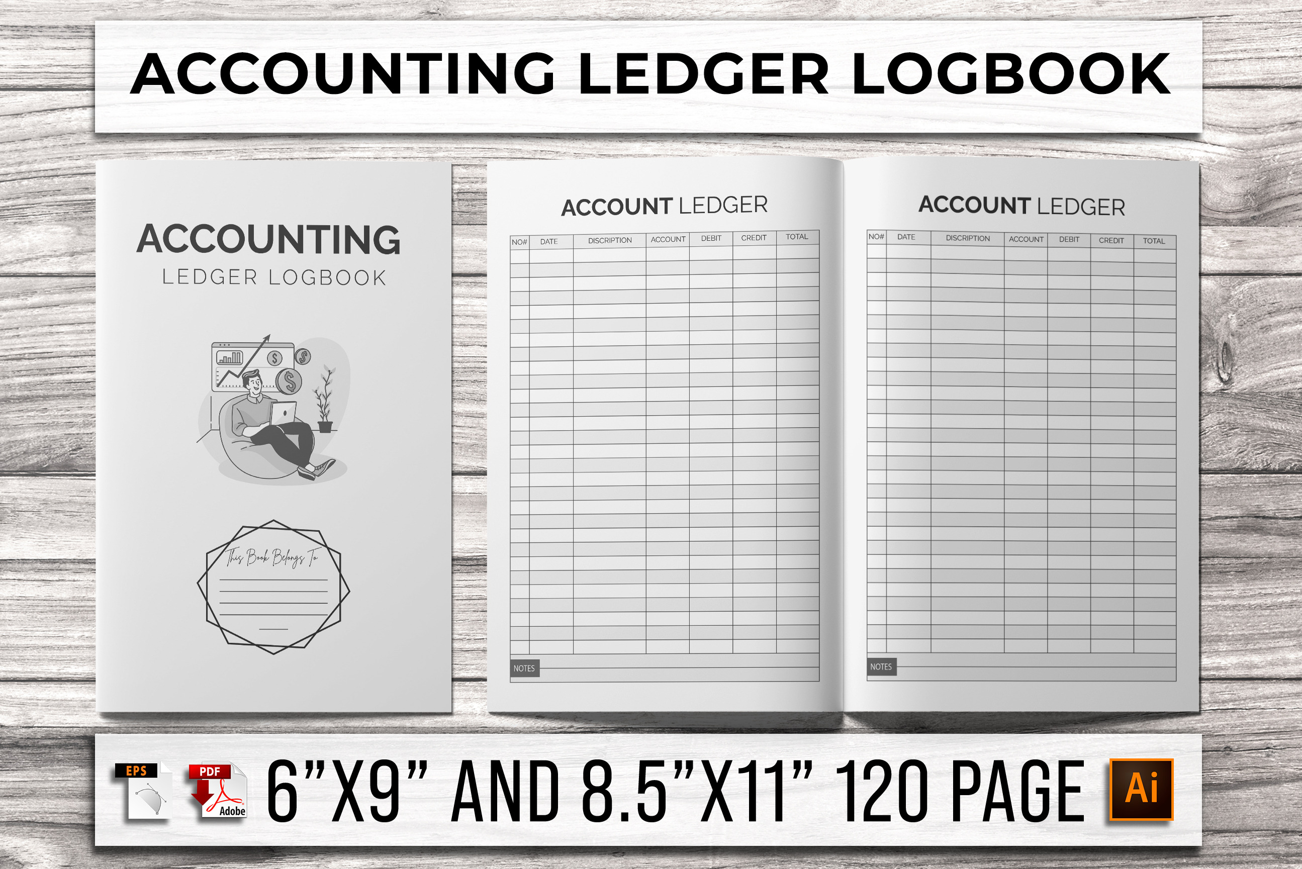 Accounting Ledger Logbook