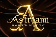 Astriam Blackletter Display Font