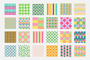 Simple Geometric Seamless Patterns, a Pattern Graphic by AnnArt