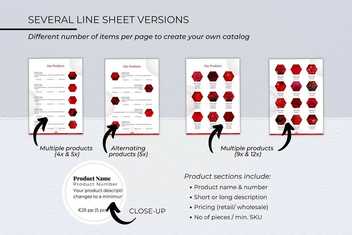 Product & Pricing Catalog Template