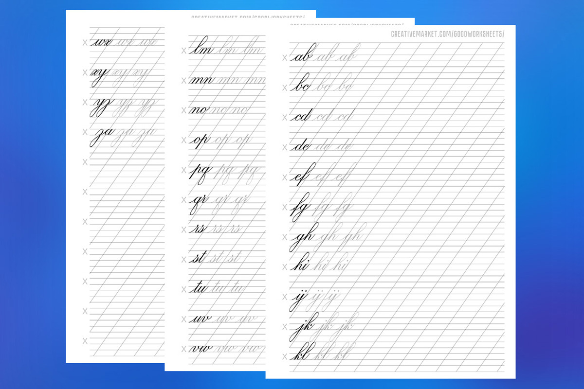 Connecting strokes and writing words, a Stationery Template by Good ...