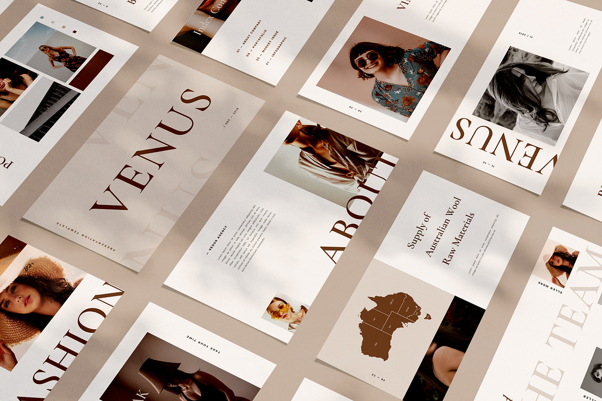 Venus Powerpoint, a Presentation Template by Visuel Colonie®