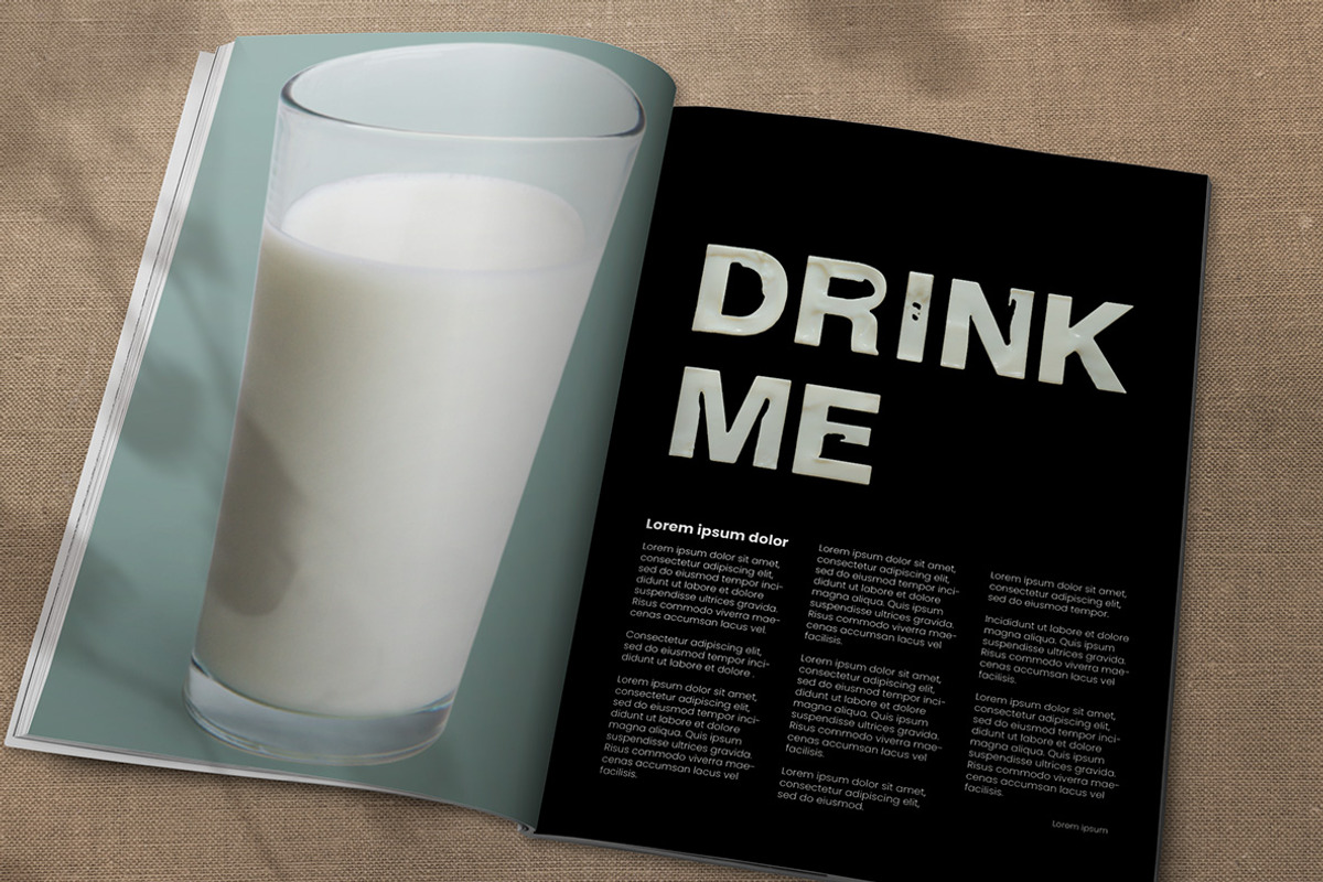 Milk Skimmed Font, a Font by Handmadefont