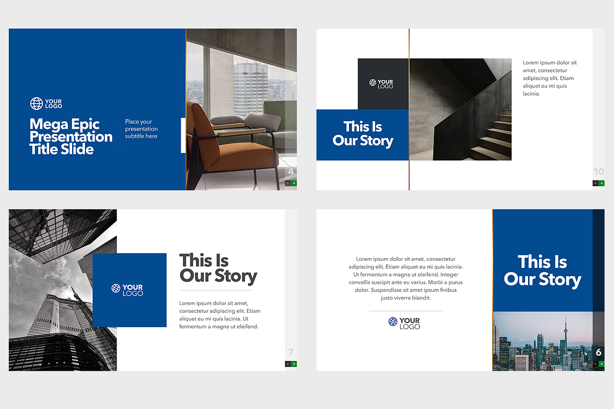 Mega Epic PowerPoint Template, a Presentation Template by Knockout Prezo