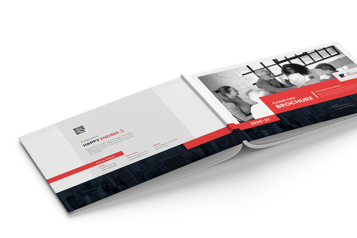 Horizontal Brochure Template