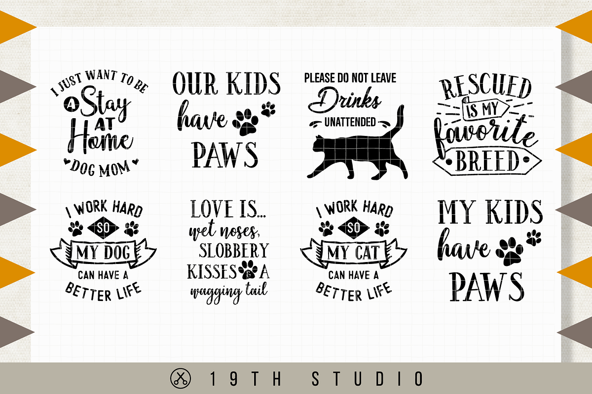 Pet SVG Bundle | MB25, an Illustration by Craft House SVG