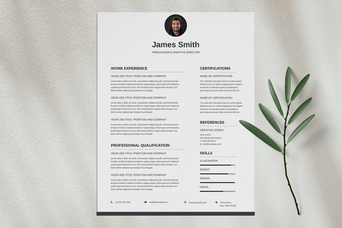Art Director CV, Resume, Portfolio