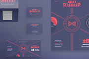 Print Pack | Best Dressed, a Poster Template by Amber Graphics