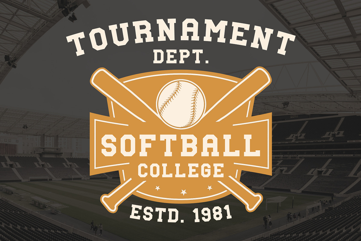 College Football Font, a Font by GlitzyGrapix